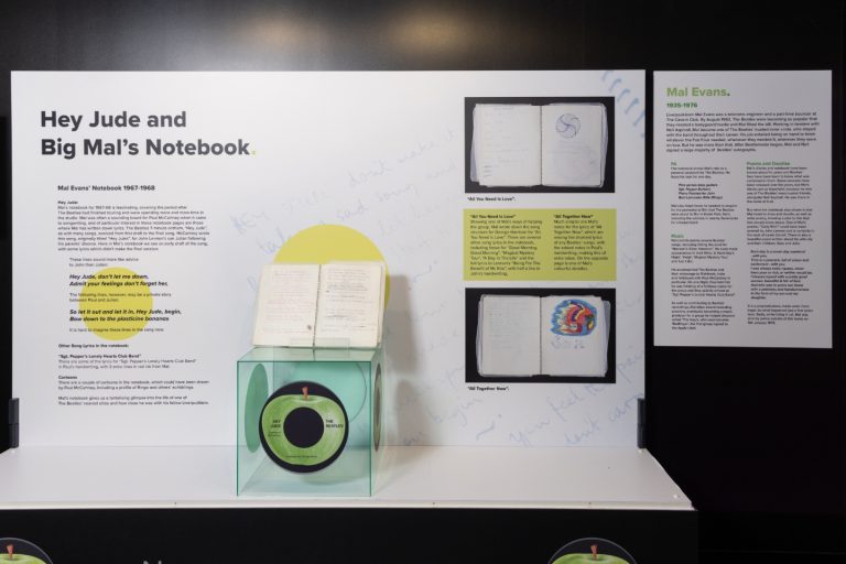 Rare notebook with handwritten 'Hey Jude' lyrics unveiled at The ...