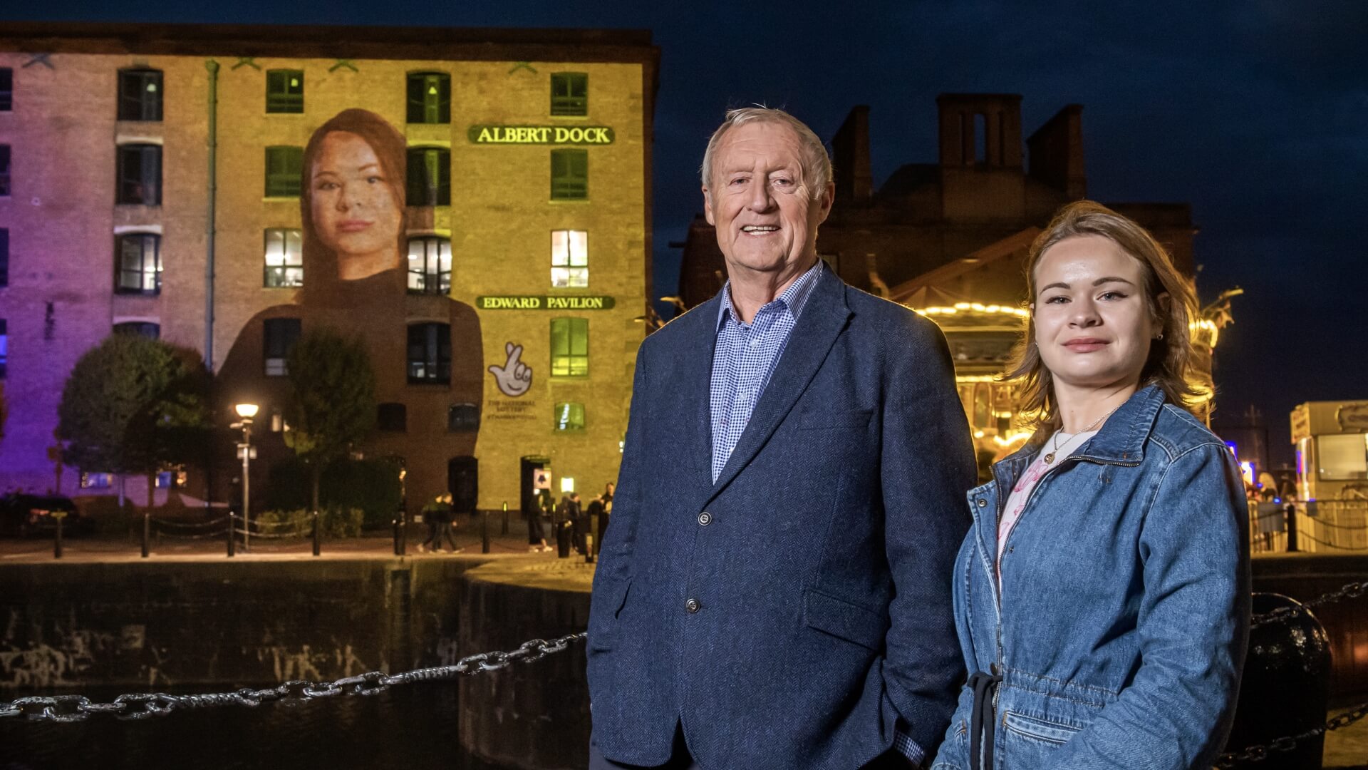 Acclaimed presenter Chris Tarrant unveiled spectacular projection at ...